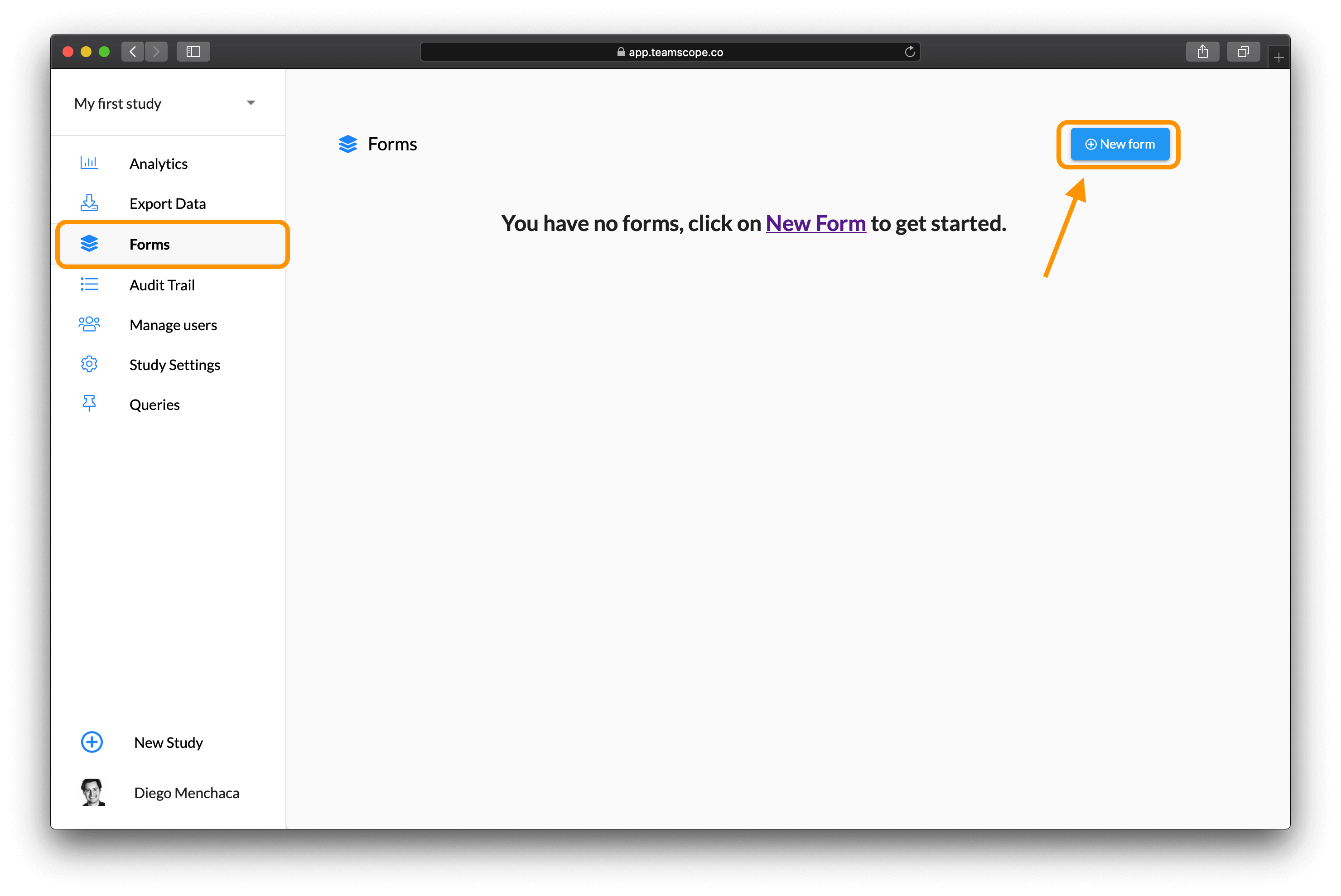 Using the form builder - Teamscope Help